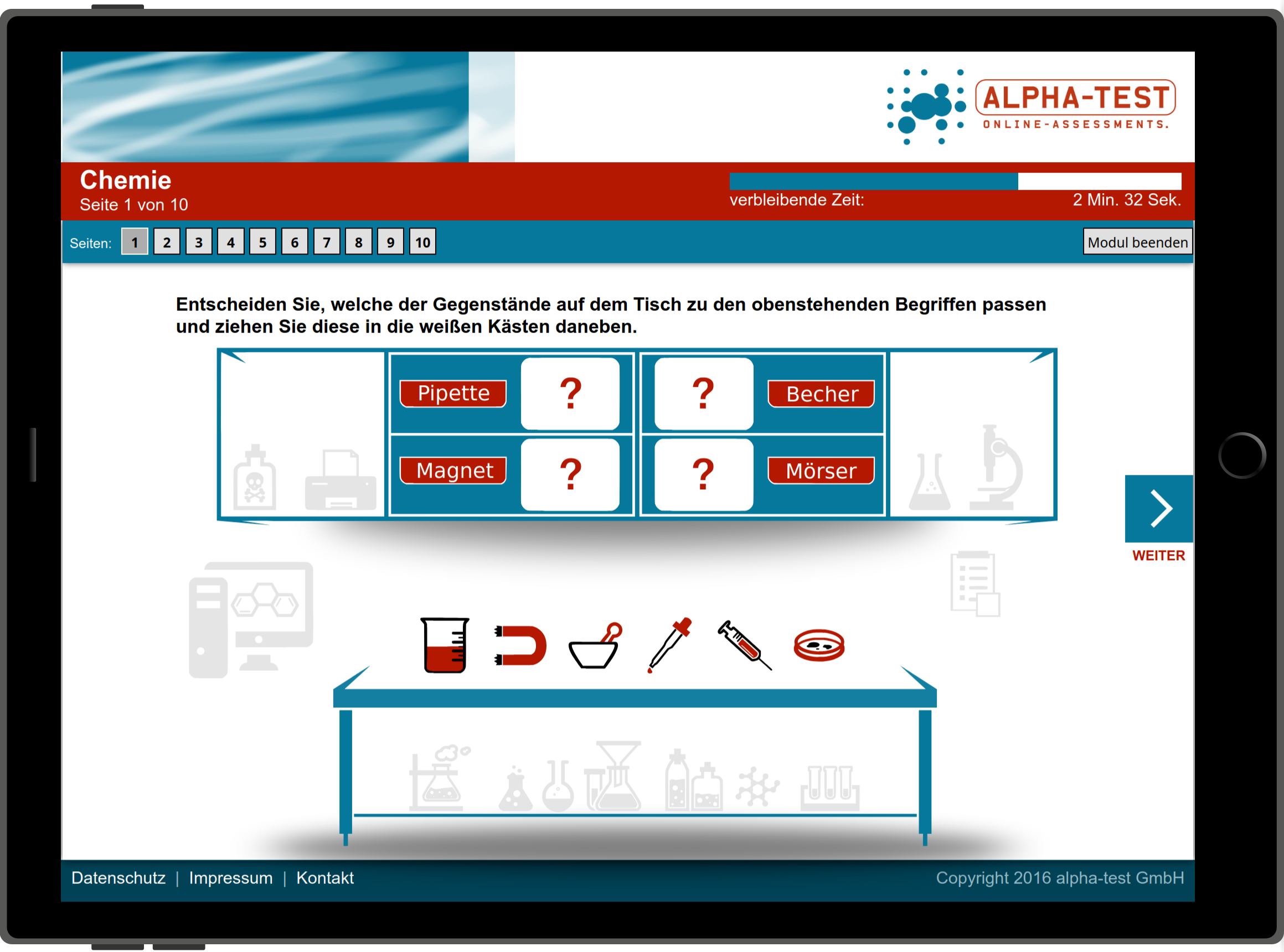 Online-Assessment | ALPHA-TEST