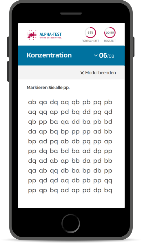 Online-Assessment | ALPHA-TEST