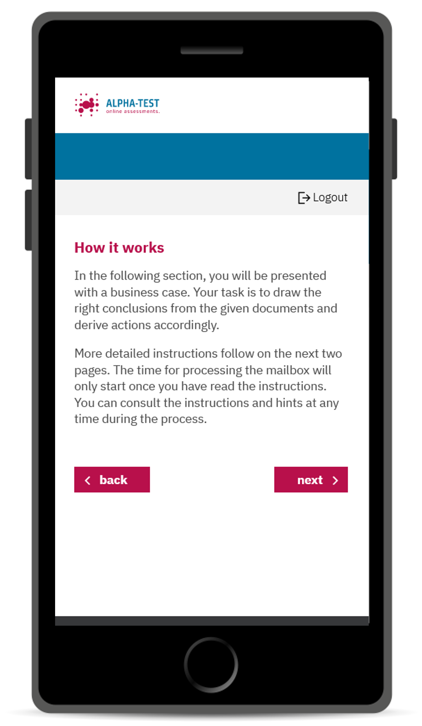 CASA-PK - Mail Basket Exercise | ALPHA-TEST